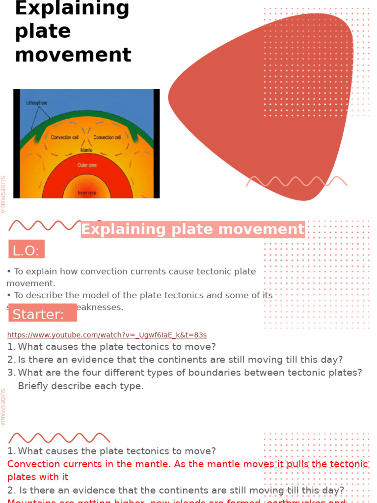 Explaining Plate Movement | PDF | Plate Tectonics | Earthquakes