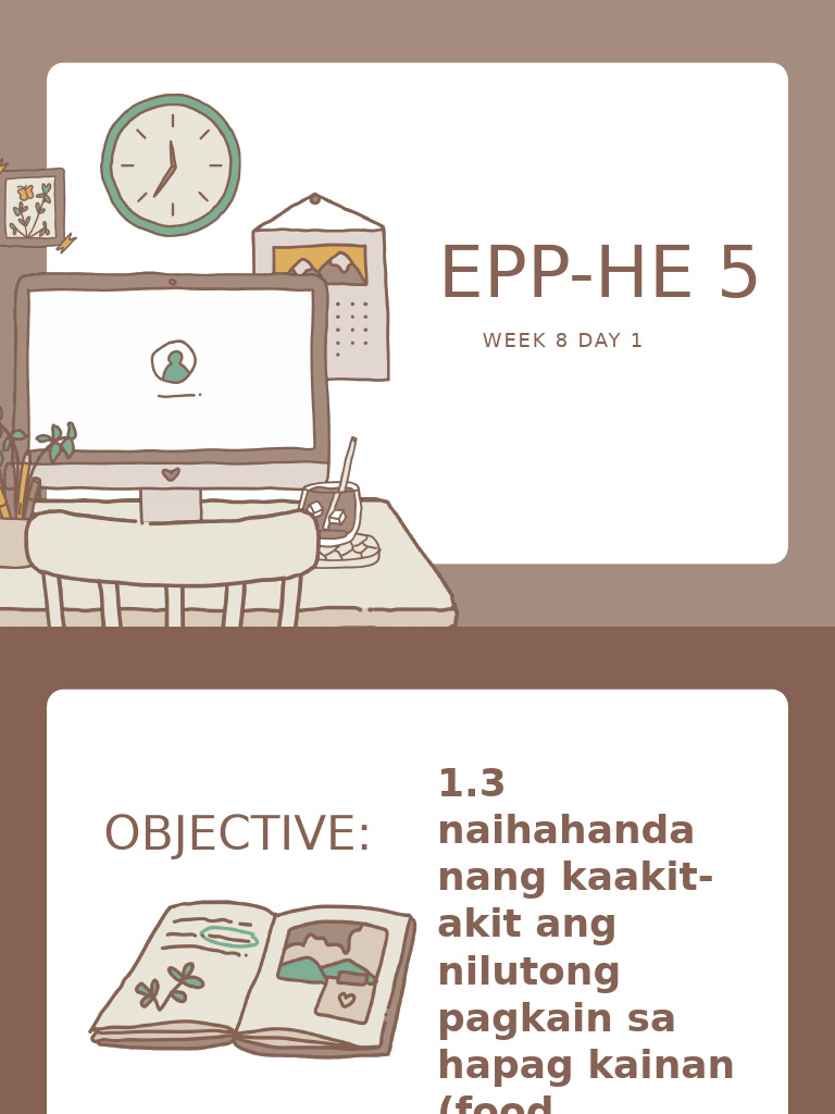 q4 Epp-He 5 Week 8 Day 1 | PDF