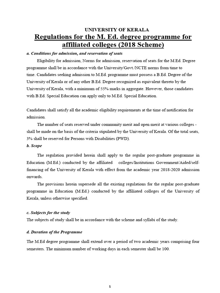 M.ed Curriculum | PDF | Educational Technology | Thesis