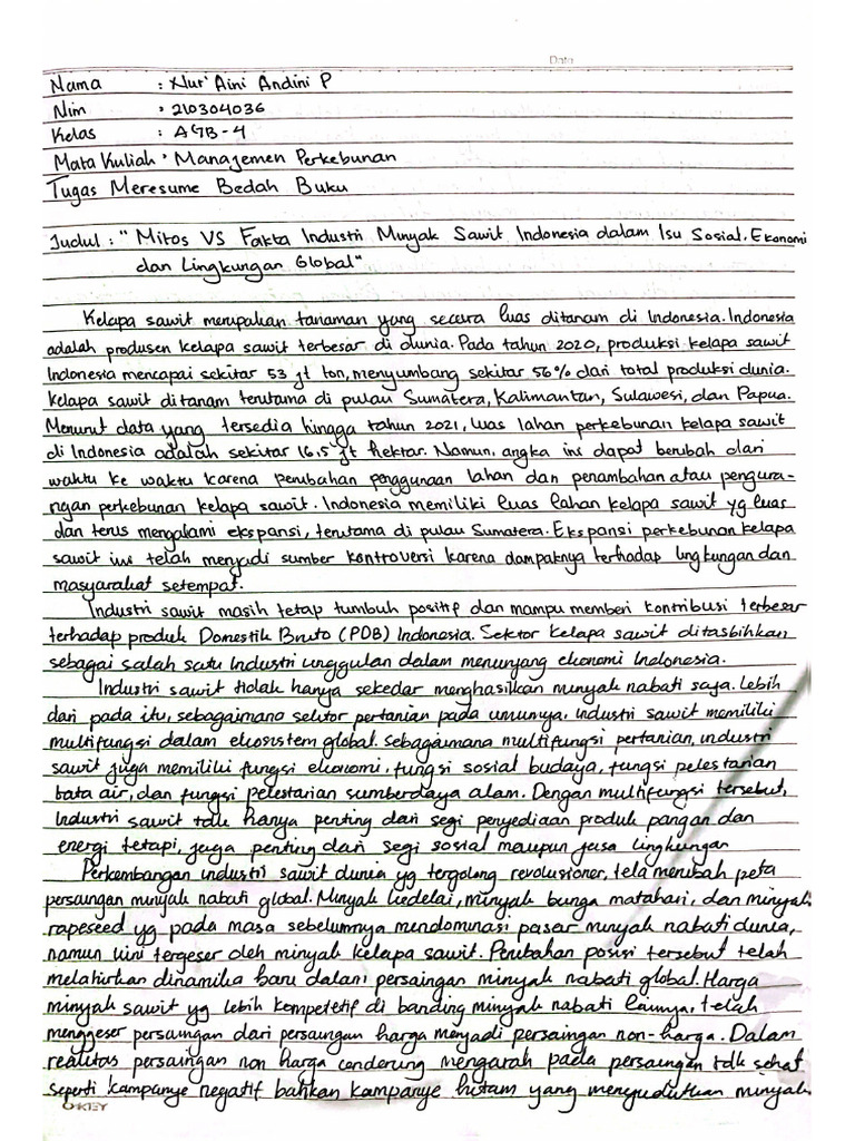 Nur'aini Andini P - 210304036 - Tugas Manaje | PDF