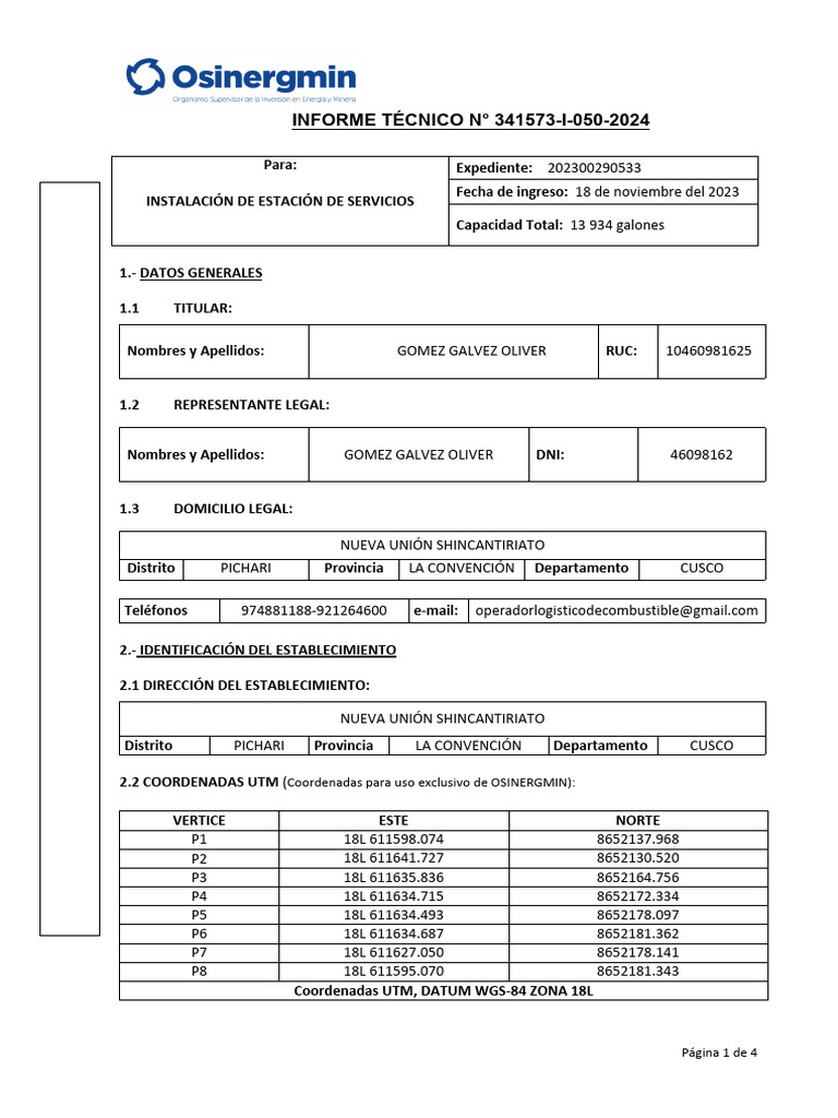 202300290533-C.L.956178-1 Itf Instalación | PDF