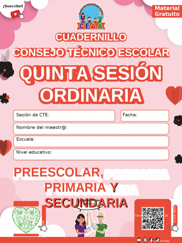 Cuadernillo-Quinta-Sesion-CTE | PDF | Plan de estudios | Enseñando
