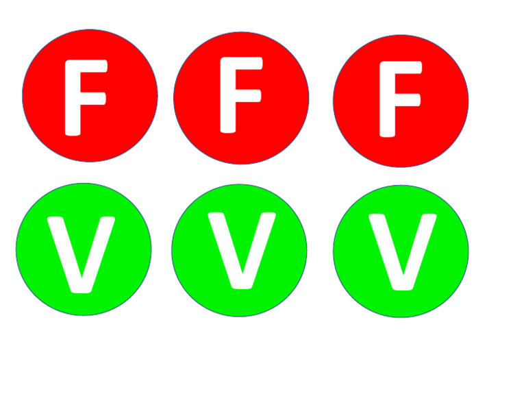 Pictograma Verdadero o Falso | PDF