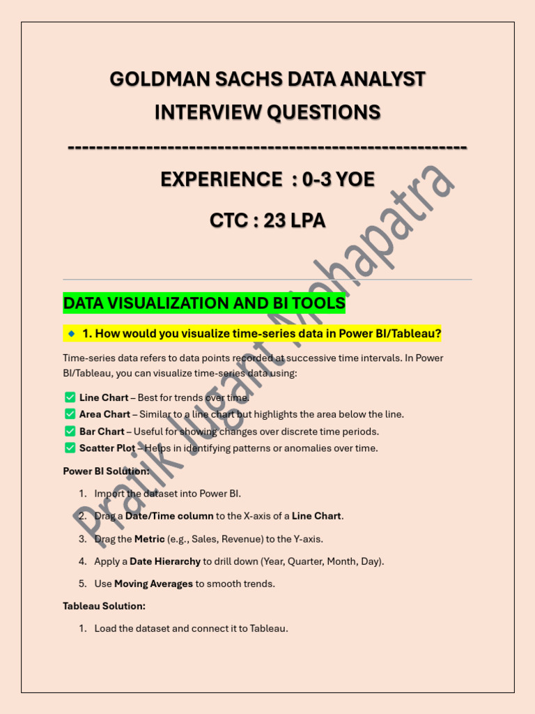 SQL Interview Questions Goldman Sachs | PDF | Normal Distribution | Statistical Theory