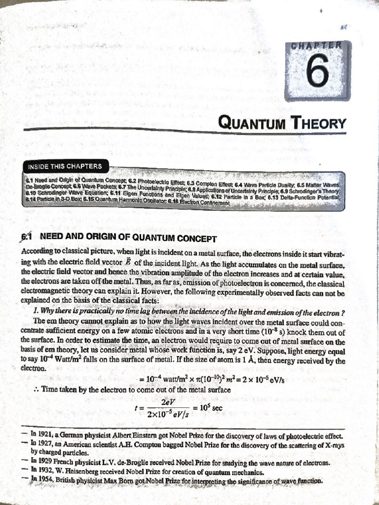 Quantum Mechanics Engg Phy sem 1 | PDF
