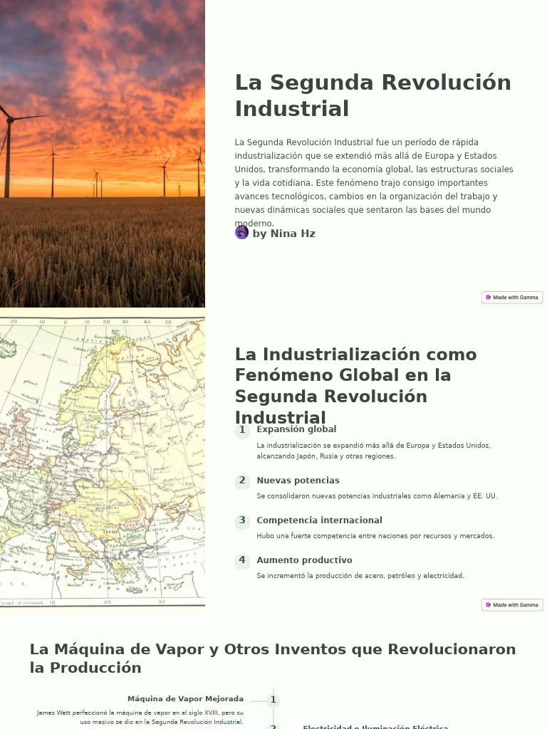 La Segunda Revolucion Industrial | PDF | Revolución industrial | Economias