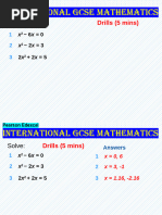 Third Space Learning Quadratic Equations GCSE Worksheet | PDF ...