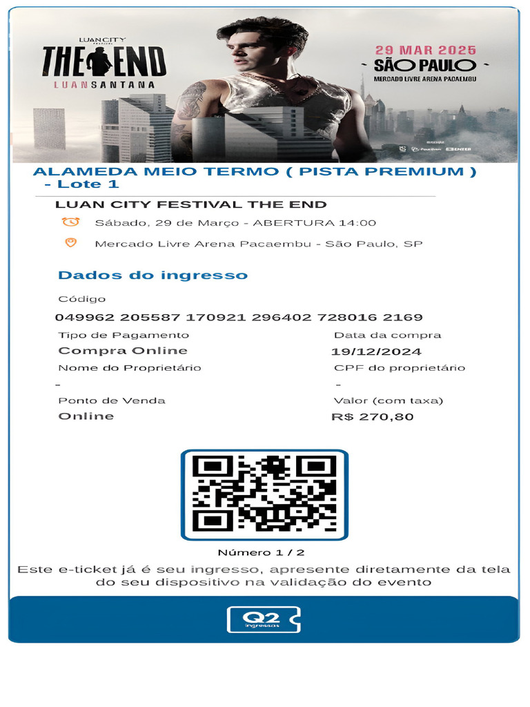 e-ticket-LUAN CITY FESTIVAL THE END | PDF