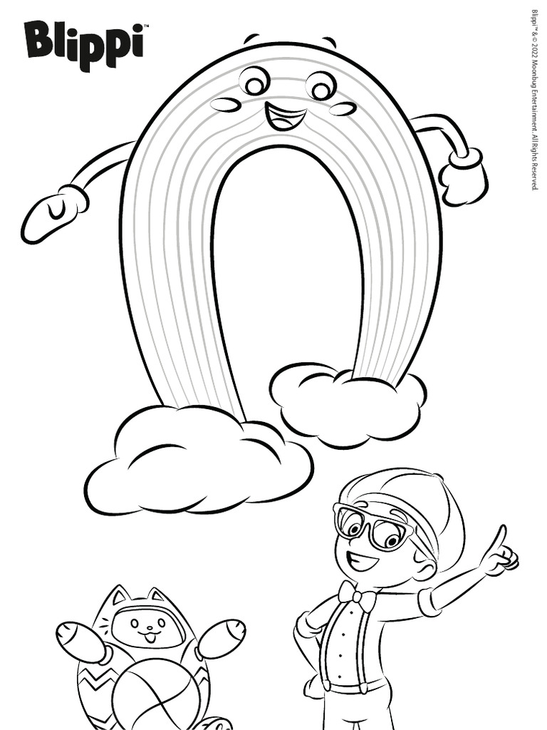 Blippi Coloring Sheet5 | PDF