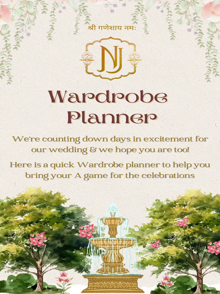 Wedding Outfit Planning Guide | PDF