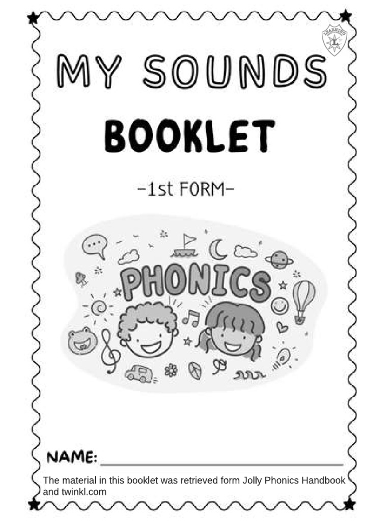 1 My Sounds Booklet | PDF