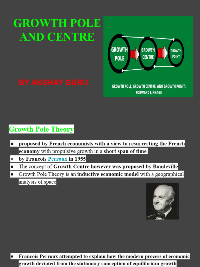 03growth Pole and Centre 1 | PDF | Economics | Economies