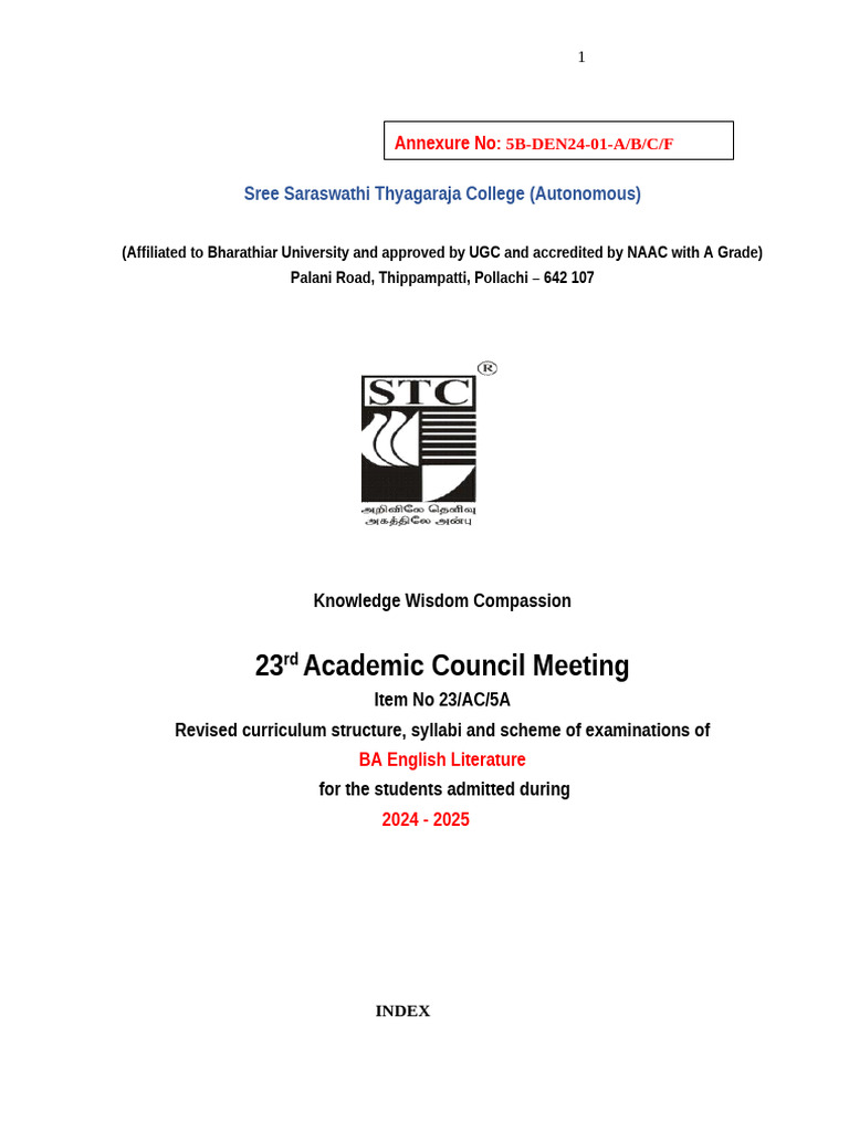 BA Syllabus 2024-2025 - Final (1) .Docx With Front Page | PDF ...