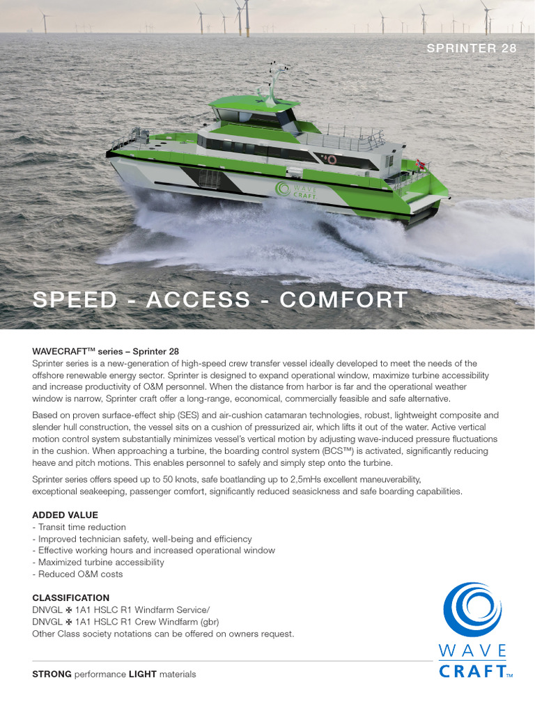 UMOE WC Prodark Sprint28 2021 | PDF | Wind Farm | Shipping