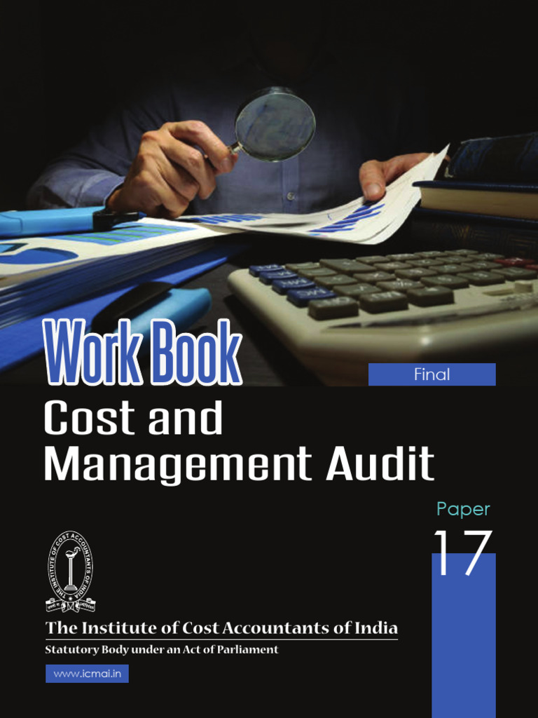 P17 Cost Audit Work Book Icmai | PDF | Financial Audit | Audit