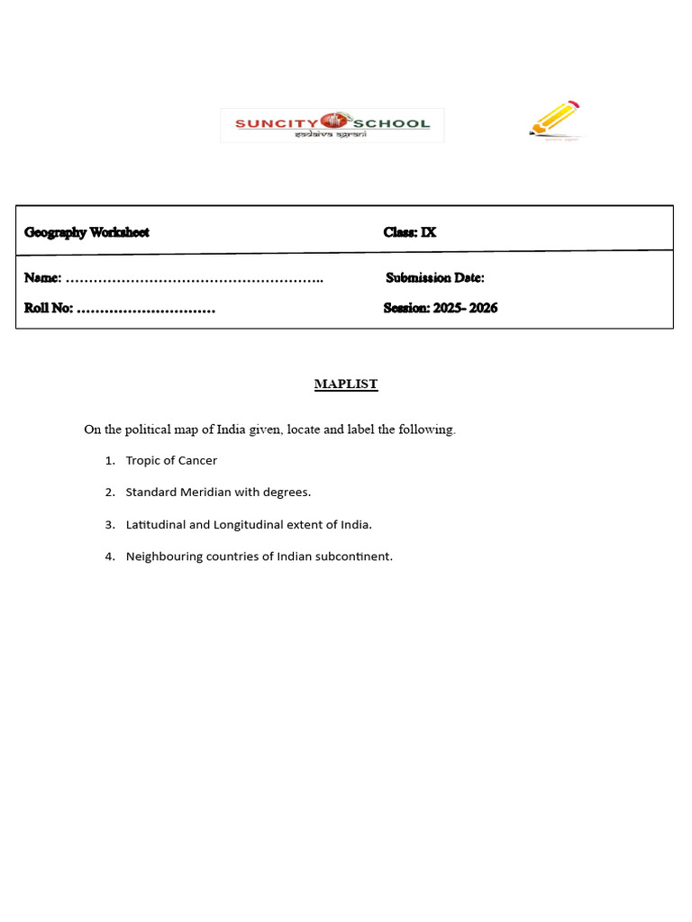 Grade 9 - Chapter 1 - Worksheet 3 | PDF