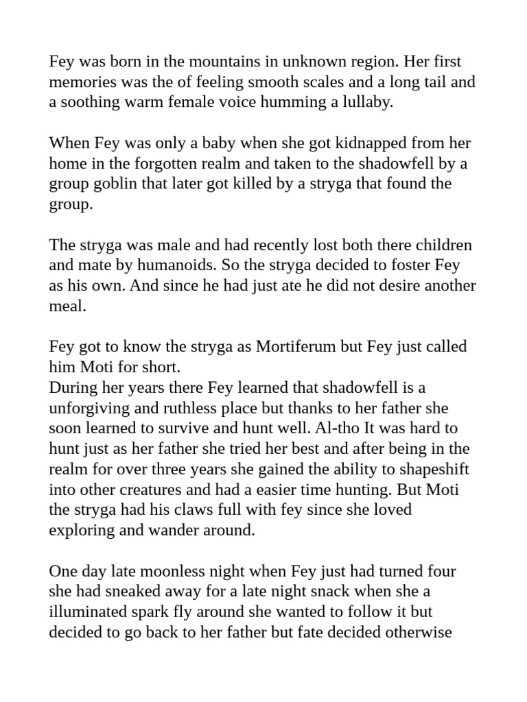 Fey in Brandosn Campaign | PDF | Fairies