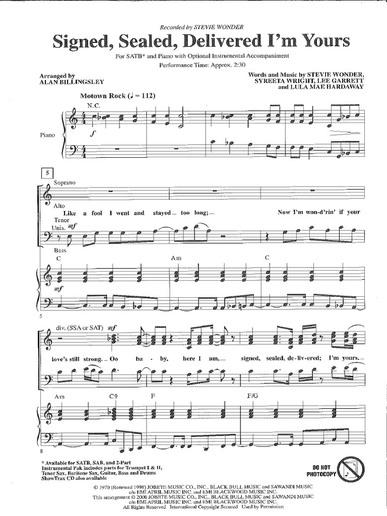 Signed Sealed Delivered | PDF