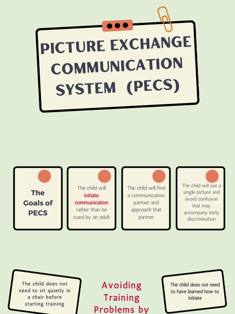 Picture Exchange Communication System | PDF | Cognition | Cognitive Science