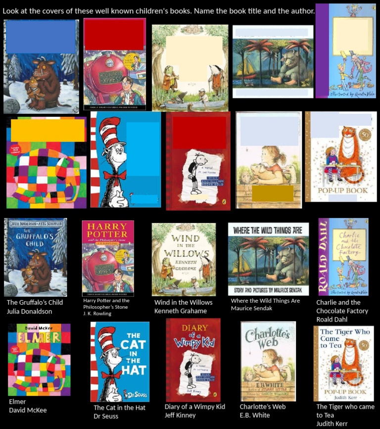 Children's Book Cover Quiz | PDF