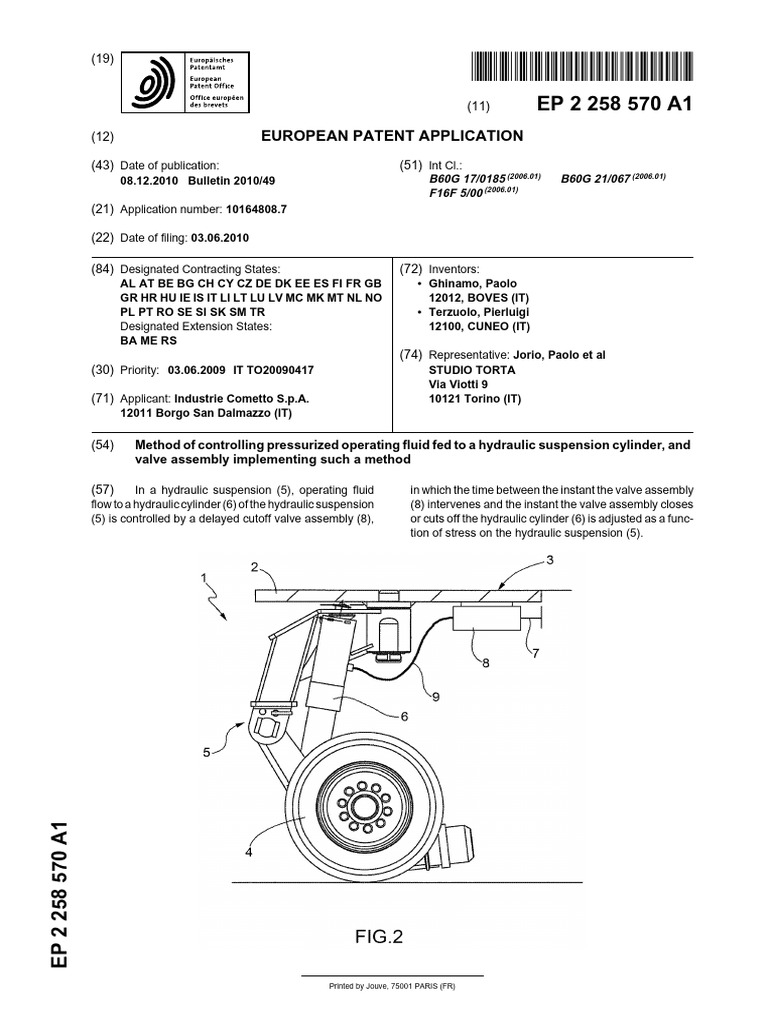 EP_2258570_A1 Method of controlling pressurized operating fluid fed to ...
