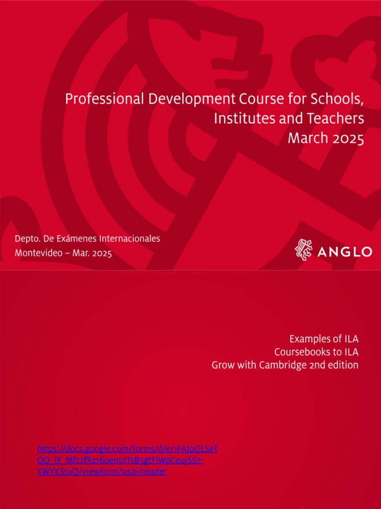 22nd March 2025 - Professional Development Course For Teachers - Third ...