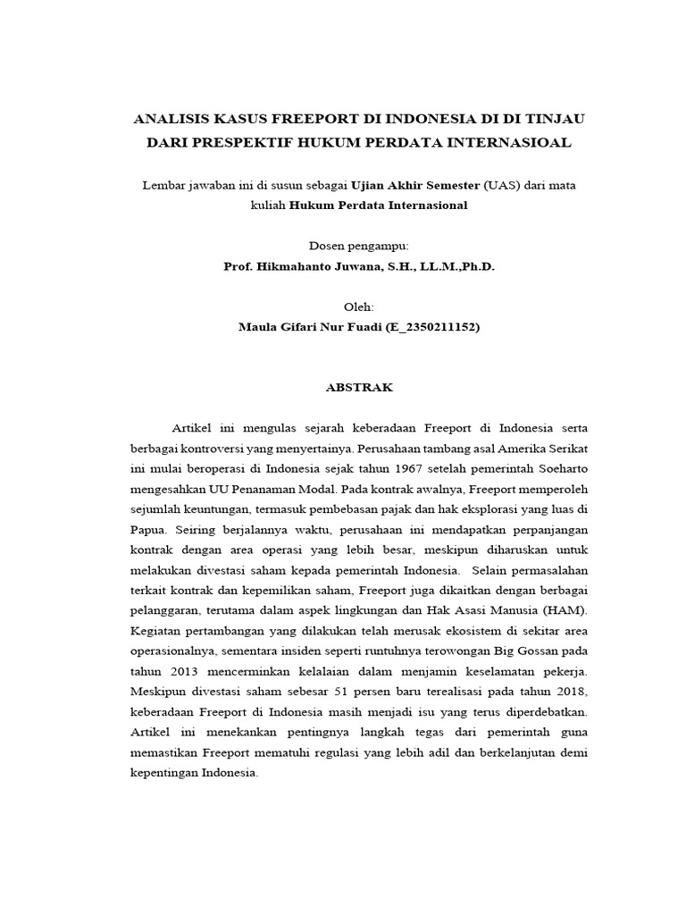 Maula - Perdata Inter | PDF