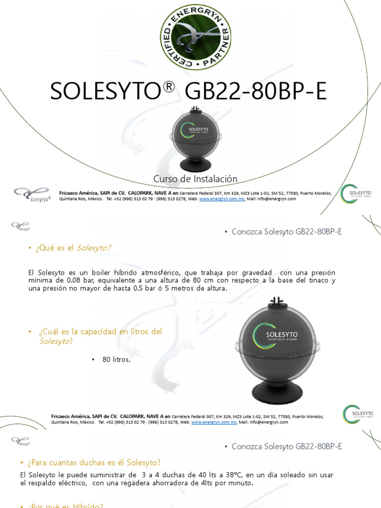 Ficha Tecnica - GB21 80BP E | PDF | Agua | Ingenieria Eléctrica