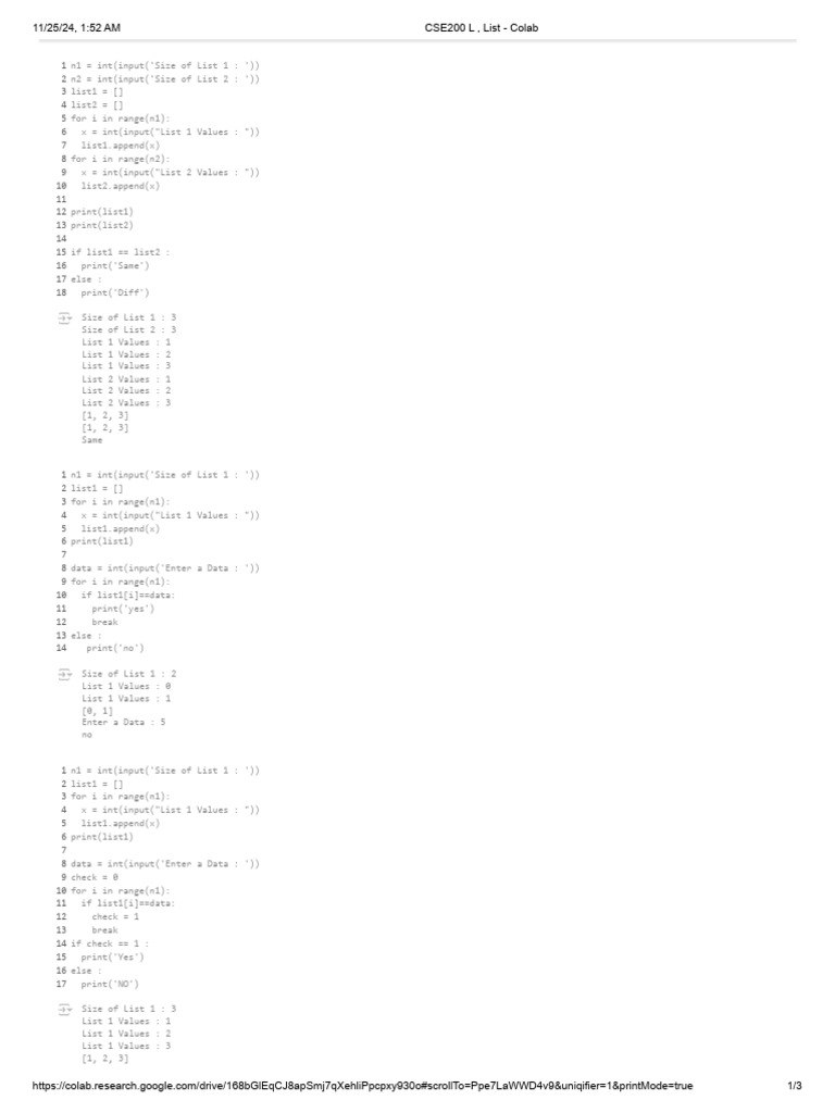 CSE200 L , List - Colab | PDF | Domesticated Plants | Tropics