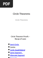 Key Circle Theorems Explained | PDF | Teaching Methods & Materials | Home & Garden