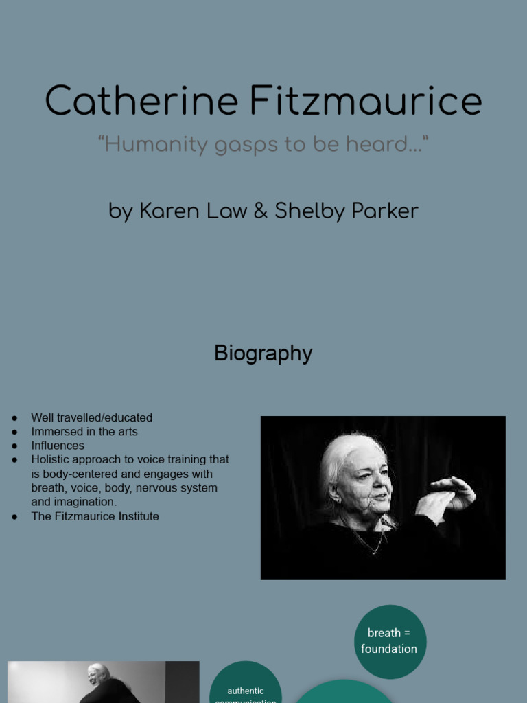 Fitzmaurice Voice Training Overview | PDF