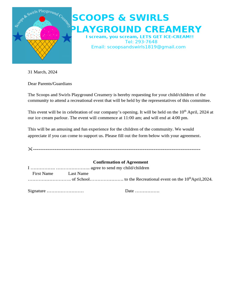 scoops and swirls circular letter edpm | PDF