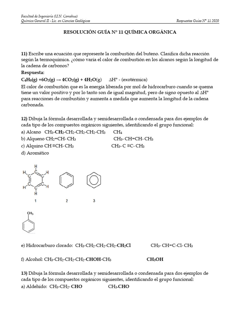Combustión y Estructuras de Hidrocarburos | PDF | Hidrocarburos | Alcano