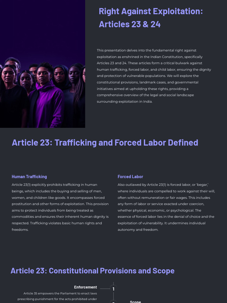 Right Againstexploitation | PDF | Child Labour | Labour Economics
