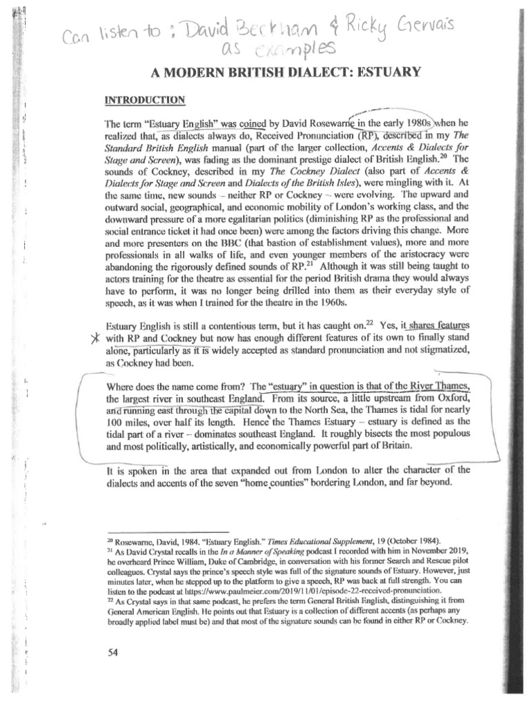 Voice and Speech Packet - Estuary - 1-9-25 | PDF