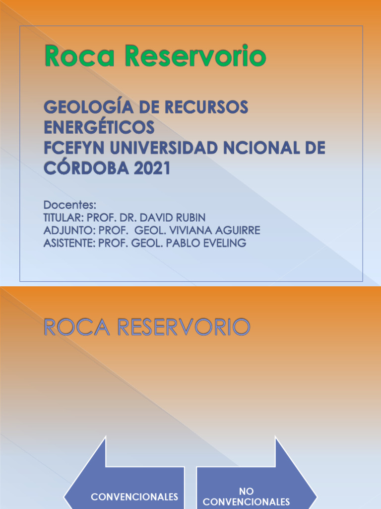 Roca Reservorio 2021 | PDF