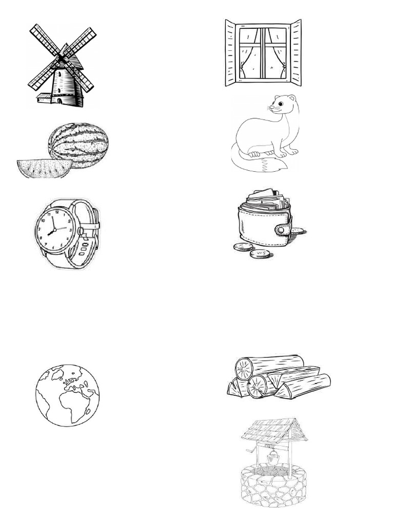 Letter W Objects | PDF