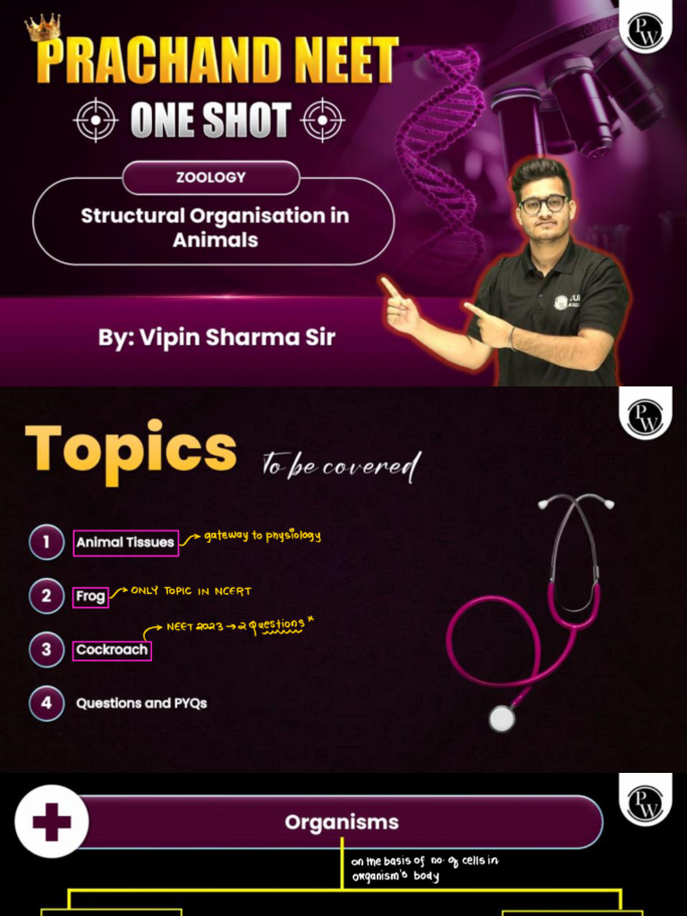 Structural Organisation of Animals_compressed,,Finl Notse | PDF