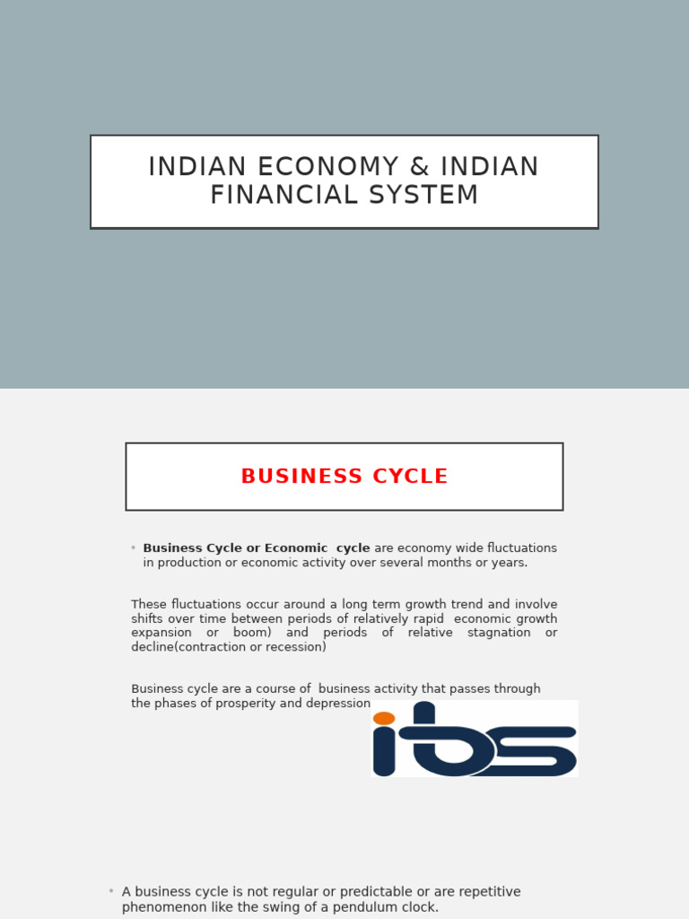 Indian Economy & Indian Financial System 3 | PDF
