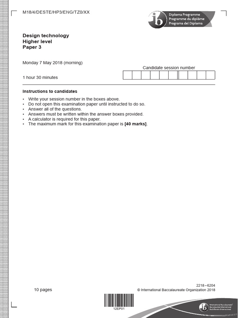 TEB and Humble Brush Design Exam Paper | PDF | Toothbrush
