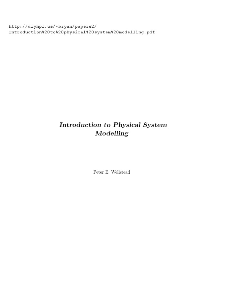 Introduction To Physical System Modelling - Decrypted | PDF ...