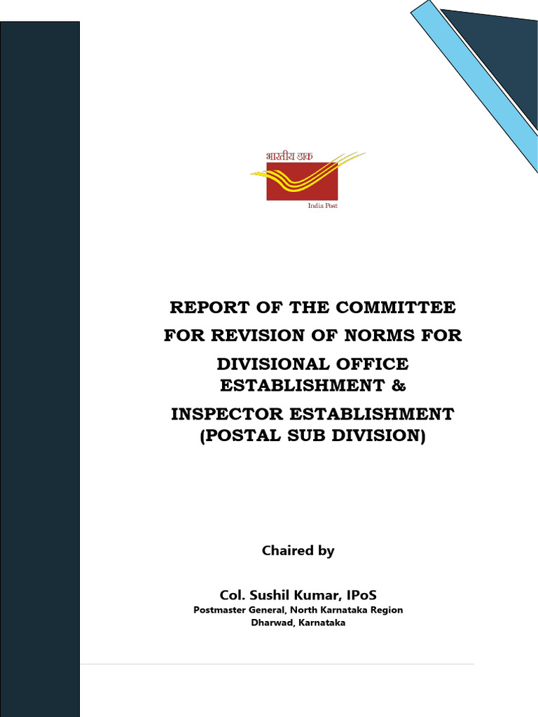 Draft Report On Revision of Norms - DO SDO | PDF | Mail | Customer