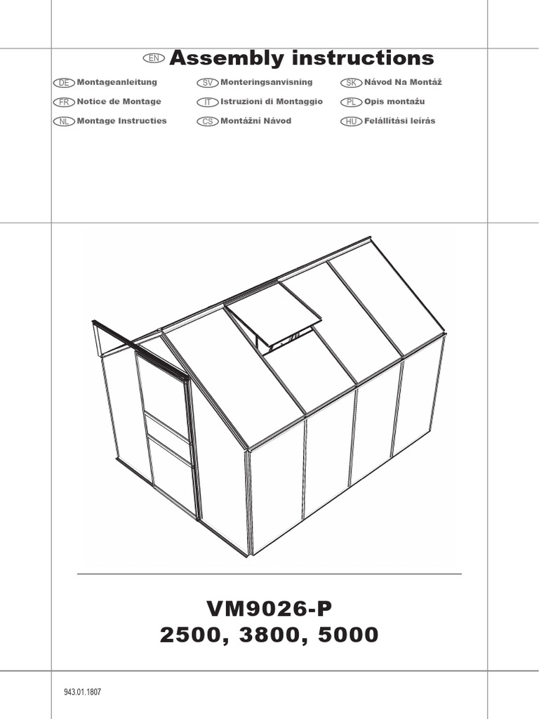 N Vod Na Mont A DR Bu - Sklen K Vitavia Target | PDF | Window | Door