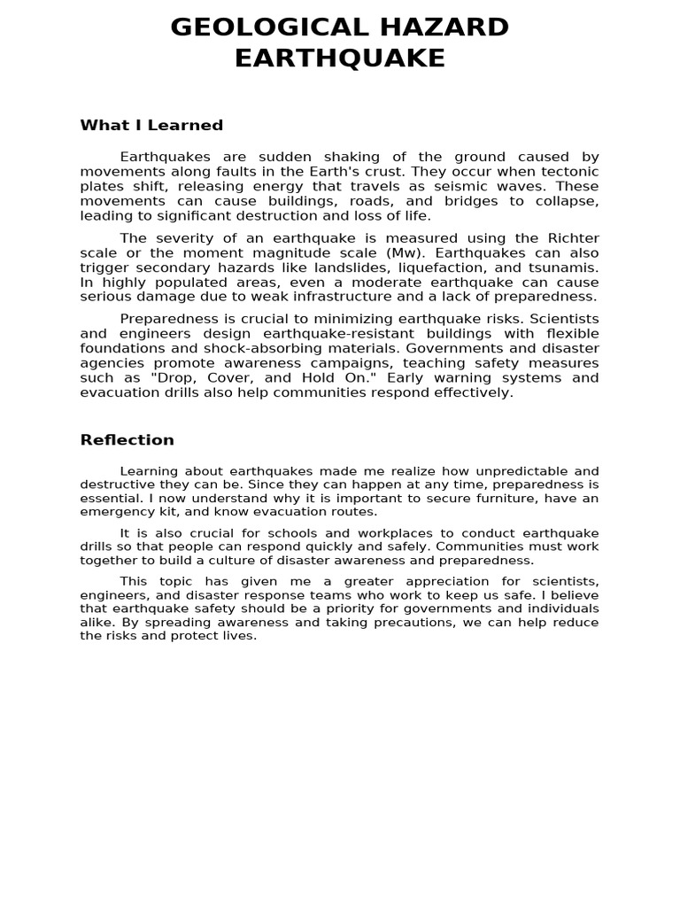 DRRR Reflection | PDF