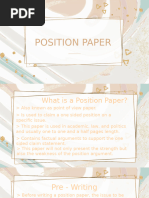 Position Paper Format | PDF