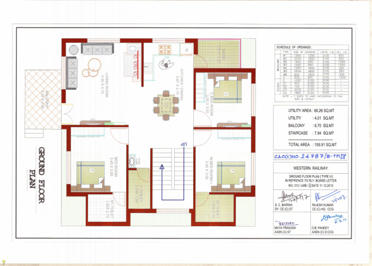 Type 4 Railway Quarters Overview | PDF