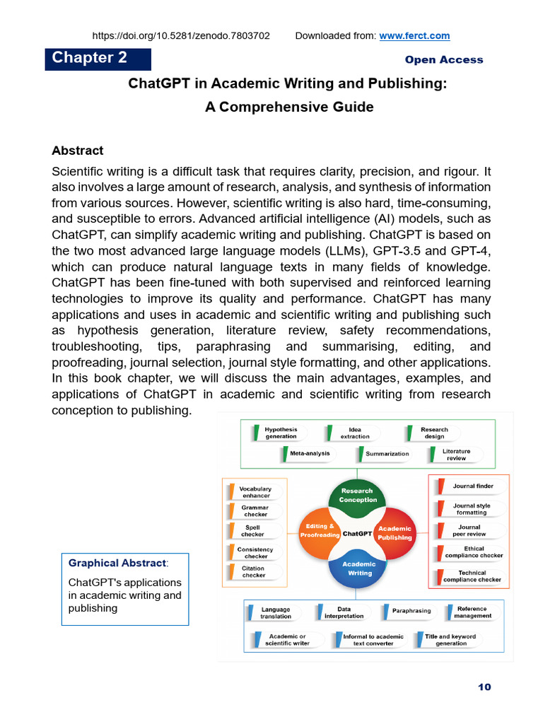 ChatGPT's Role in Academic Writing | PDF | 3 D Printing | Translations