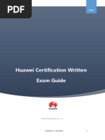 Exam Guide - Annex04 Huawei Certification Written Exam Guide (Shixizhi ...