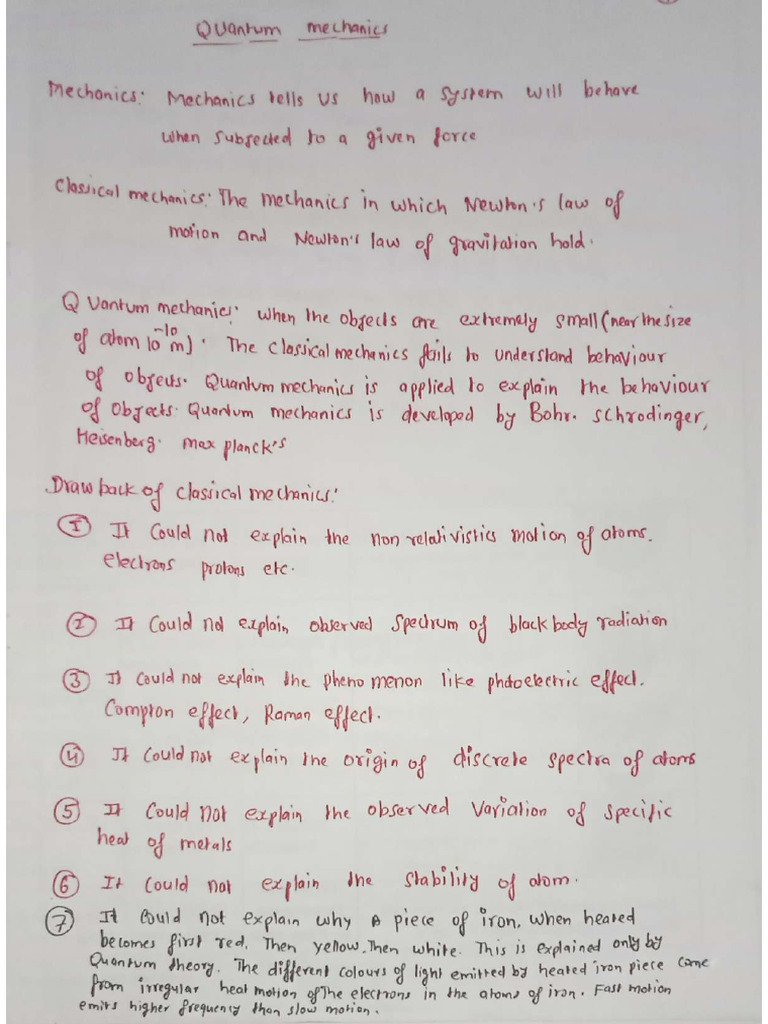 Hand Written Notes | PDF