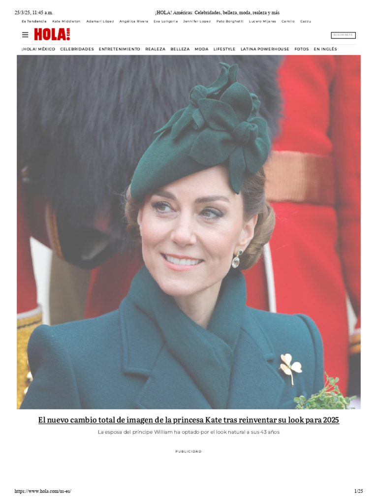 ¡HOLA! Américas - Celebridades, Belleza, Moda, Realeza y Más | PDF